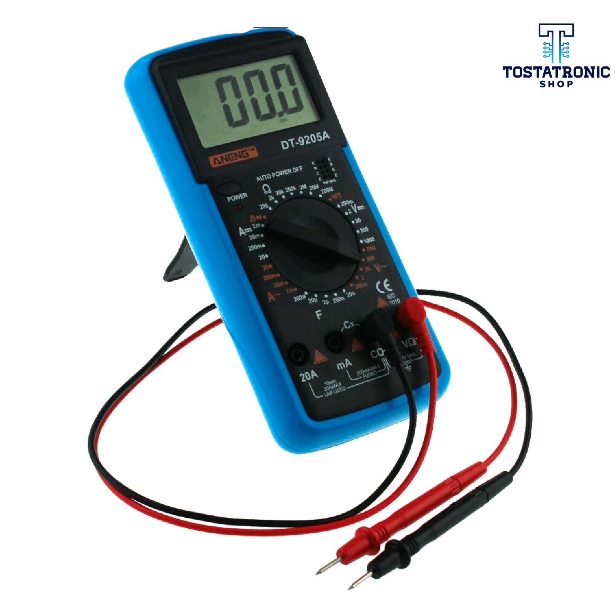 Multimetro Digital DT9205A Color Azul – Tostatronic