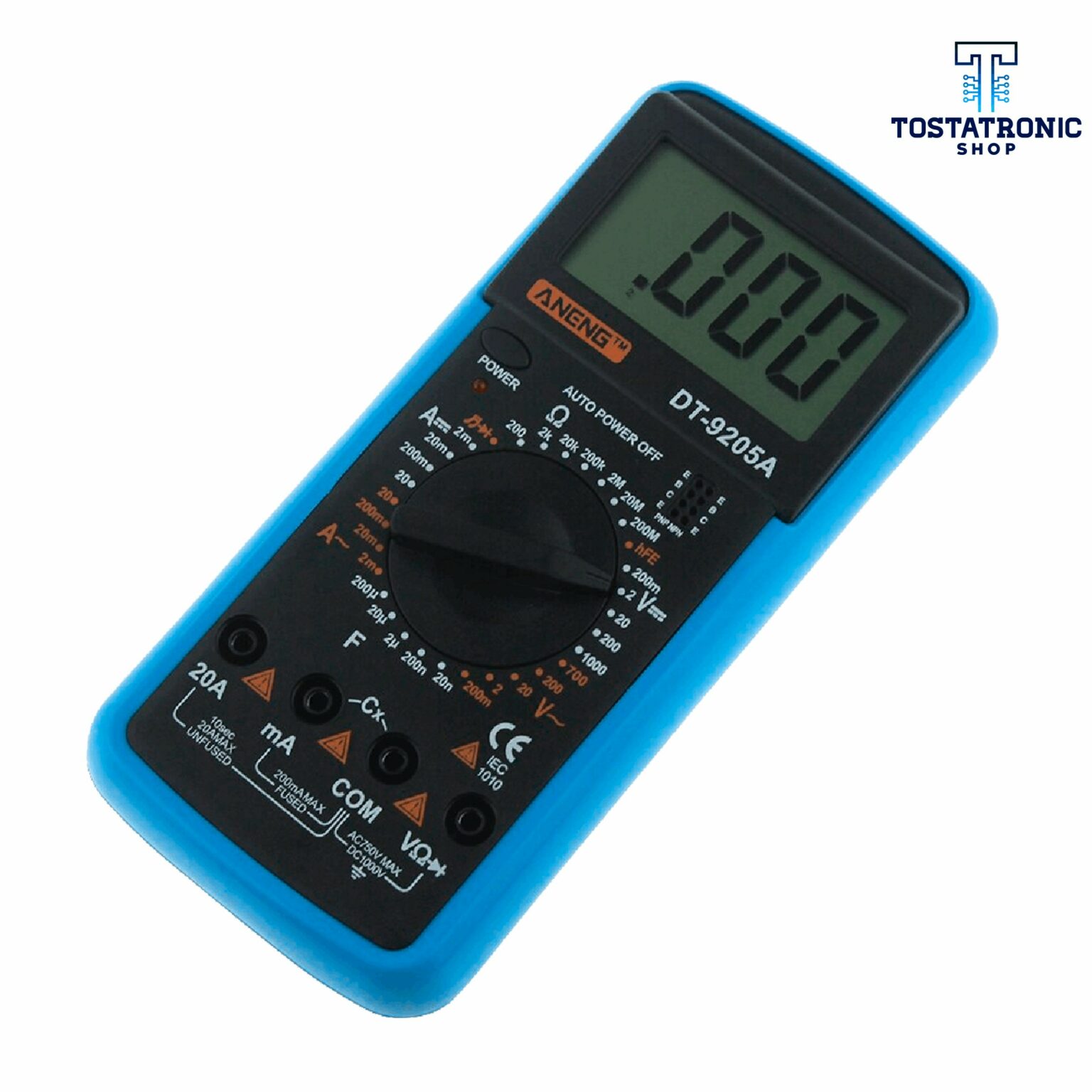 Multimetro Digital DT9205A Color Azul – Tostatronic