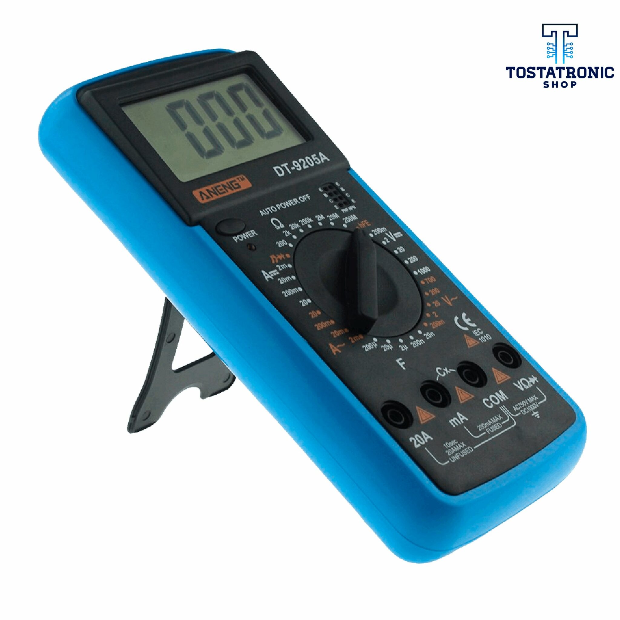 Multimetro Digital DT9205A Color Azul – Tostatronic