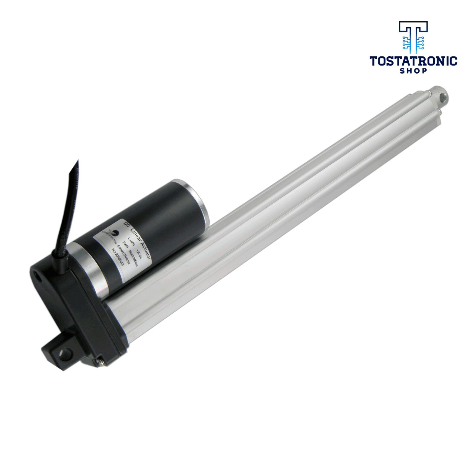 Actuador Lineal Con Vastago de 50mm 12V 3A 1000N 5mm/s – Tostatronic