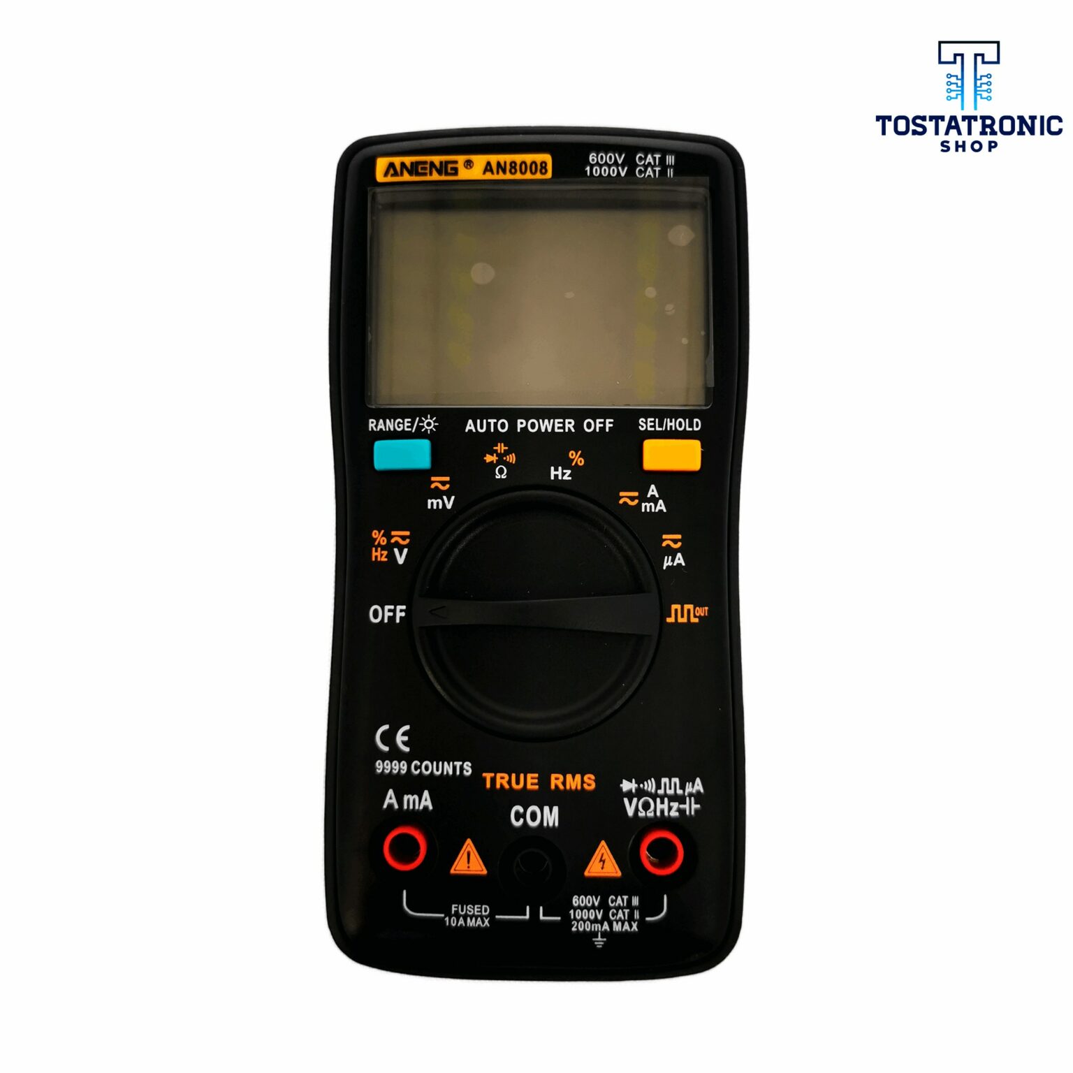 Multimetro Digital Autorango AN8008 Pro Color Negro – Tostatronic