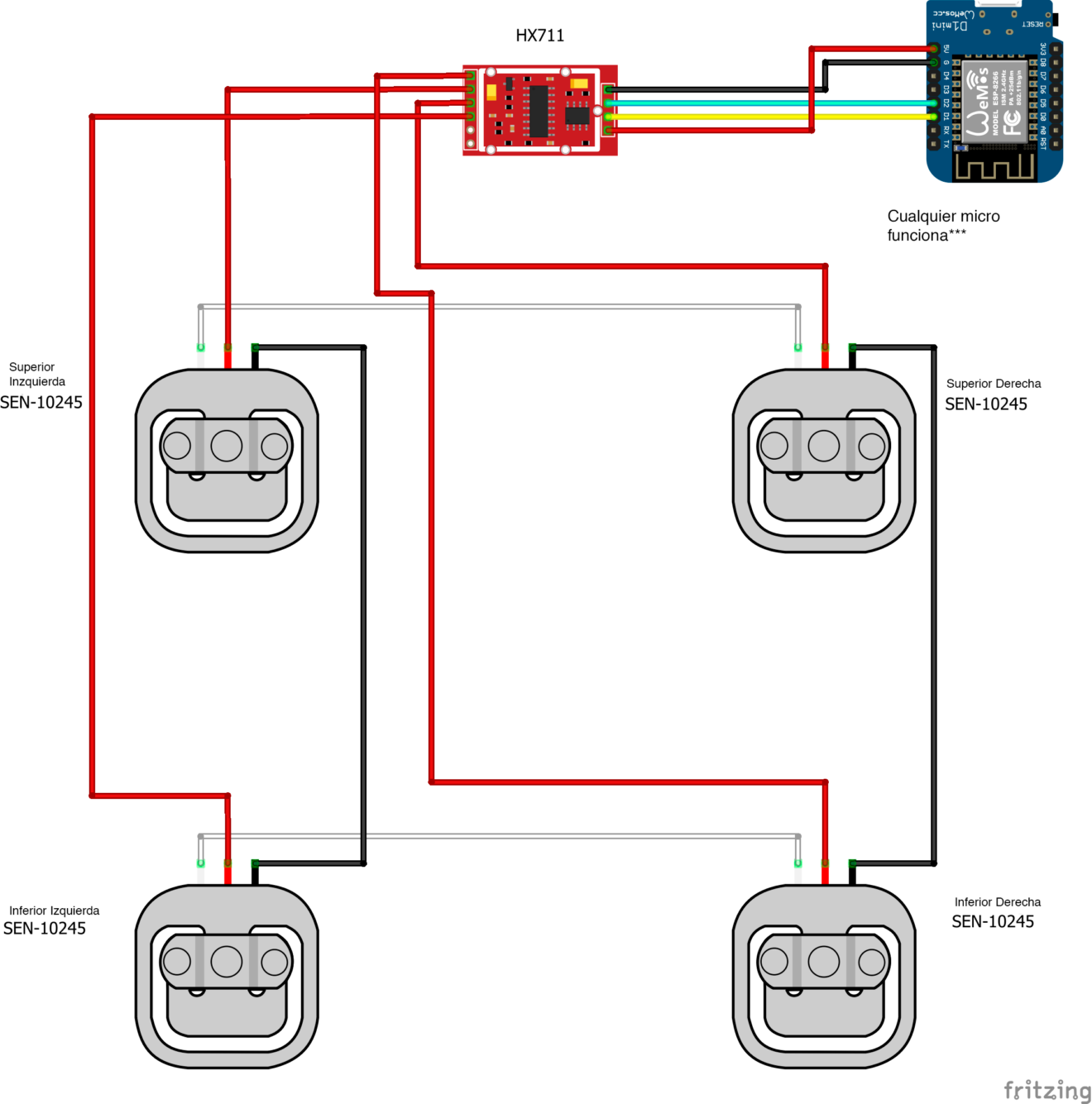 Celda de Carga de 50kg de precisión SEN-10245 – Tostatronic