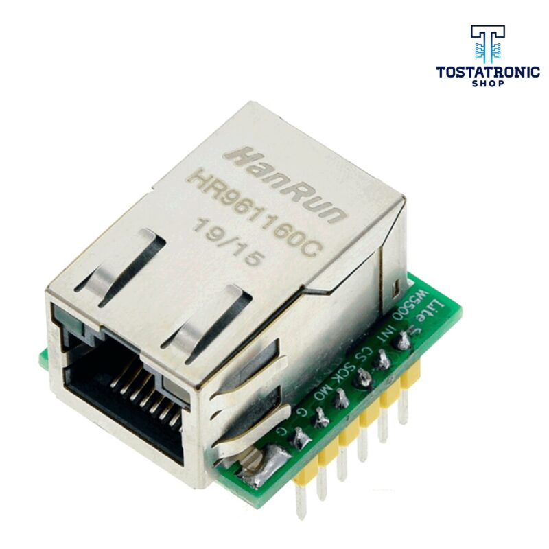 Modulo Ethernet Tcpip W5500 Con Interfaz Spi Tostatronic
