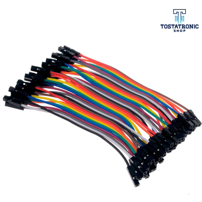 Cables Dupont 10cm (Paquete de 40 Cables Dupont) – Tostatronic