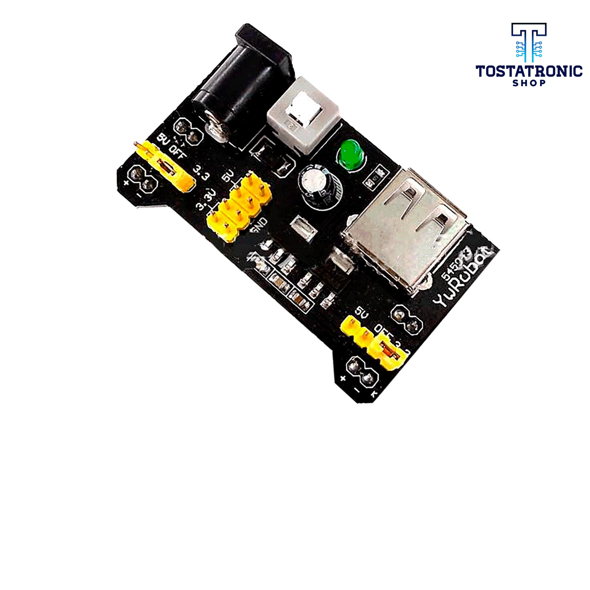 FUENTE PROTOBOARD 5V Y 3.3V – Tostatronic